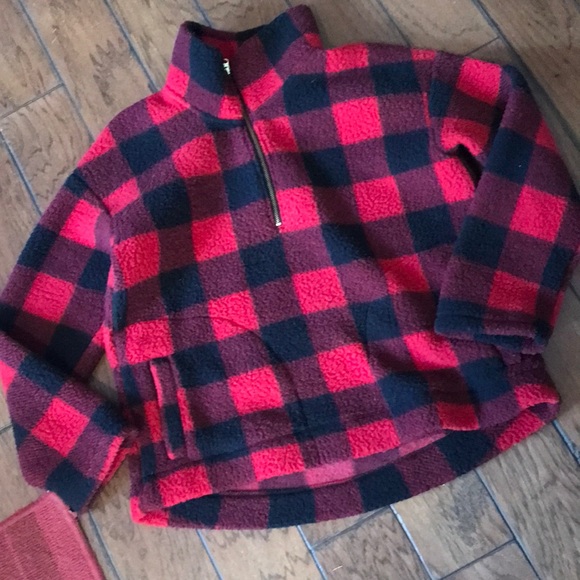 Old Navy | Jackets & Coats | Buffalo Check Jacket Large Junior | Poshmark